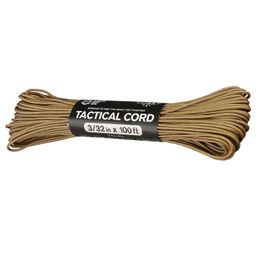 Tactical 275 Paracord 2.4 mm - 30 Meter tan