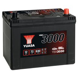 Yuasa Starterbatterie ybx3030 12V 68Ah 600A f&uuml;r FORD TOYOTA HYUNDAI KIA RENAULT NISSAN