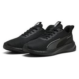 Trainingsschuh Puma "Flyer Lite 3 Laufschuhe Erwachsene", Damen, Gr. 39, schwarz (schwarz silber metallic), Obermaterial: Textil, Synthetik. Futter: Textil. Innensohle: Textil. Laufsohle: Synthetik, Gummi, Schuhe
