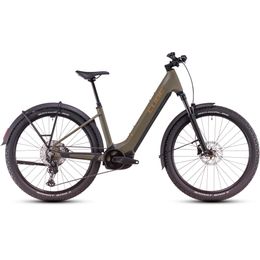 Cube Reaction Hybrid Pro 800 Allroad | Gr. S | Aluminium E-MTB Hardtail Gr&uuml;n
