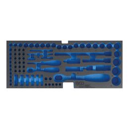BGS-technic BGS technic Schaumeinlage f&uuml;r Art. 3312 leer f&uuml;r Art. 3341 aus Schaumstoff mit Aussparungen f&uuml;r Werkzeuge, 3341-1)