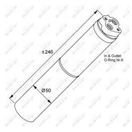 NRF Trockner, Klimaanlage 33133 f&uuml;r DACIA NISSAN