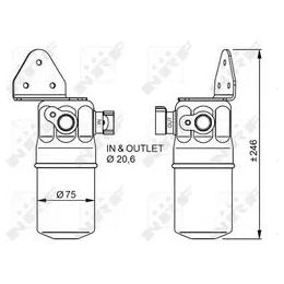 NRF Trockner, Klimaanlage 33334 f&uuml;r AUDI