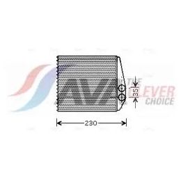 AVA QUALITY COOLING W&auml;rmetauscher, Innenraumheizung ola6355 f&uuml;r CADILLAC