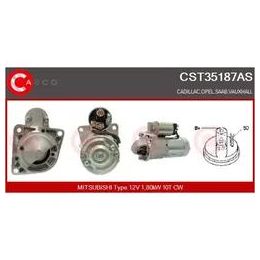 Casco Starter cst35187as f&uuml;r GENERAL MOTORS OPEL FIAT MITSUBISHI