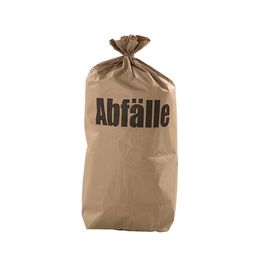 Papier-Abfalls&auml;cke, Volumen 70 l, B x H 550 x 850 mm, braun, VE 100 Stk kaiserkraft