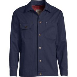 LANDS' END Blake Shelton x Lands' End Utility-Jacke aus Twill, Herren,  Blau, Baumwolle, by Lands' End