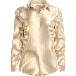 LANDS' END B&uuml;gelfreie Baumwoll-Bluse in Plus-Gr&ouml;&szlig;e, Damen, size: plus, Gelb, Baumwolle, by Lands' End
