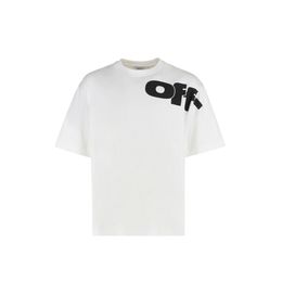 Off-White Skate-T-Shirt mit gemeinsamem Logo