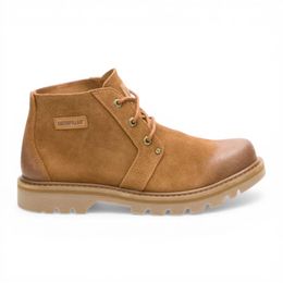 CAT (Caterpillar) Wanderstiefel aus hellbraunem Leder, mittelhoch geschnitten, Chukka-Stil - Grader