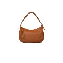 Giulia Monti Schultertasche Goldbraun