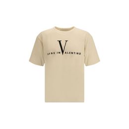 Valentino Beiges Baumwoll-T-Shirt
