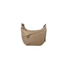 Giulia Monti Schultertasche Grau Beige