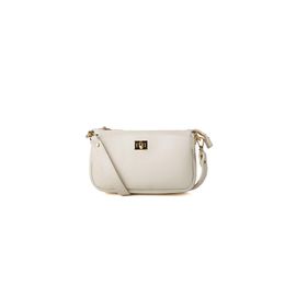 Giulia Monti Schultertasche Helles Beige