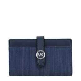 Michael Kors Blaue Stoffb&ouml;rse