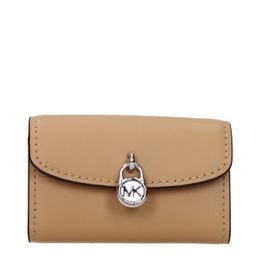 Michael Kors Braune Leder-Brieftasche