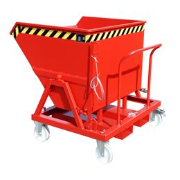 Bauer S&uuml;dlohn Sp&auml;ne-Kippmulde SKS 550; lackiert; Feuerrot