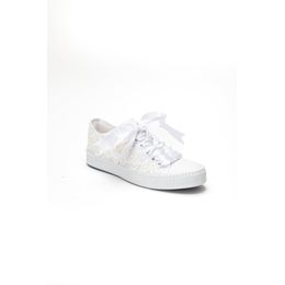 Marvelle Perlen Spitzen Braut Sneaker