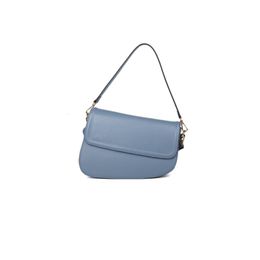 Giulia Monti Schultertasche Stahlblau