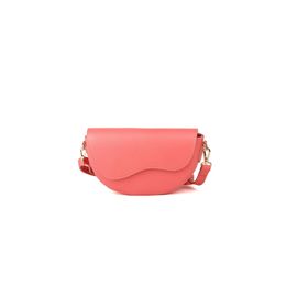 Giulia Monti Schultertasche Korallenpink