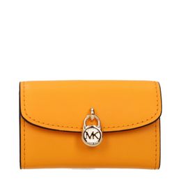 Michael Kors Orange Leder Geldb&ouml;rse