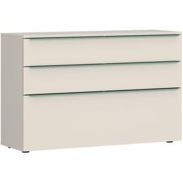 Kommode Tom Tailor HOME, light taupe, B:110cm H:74cm T:42cm, Holzwerkstoff, Melamin, Spanplatte, Sideboards, Kommode, Lowboard, Breite 110 cm,1 Klappe,2 Schubladen, viel Stauraum