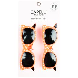 Handtuchklemme Capelli New York, Damen, orange, Kunststoff, Handtuchhalter