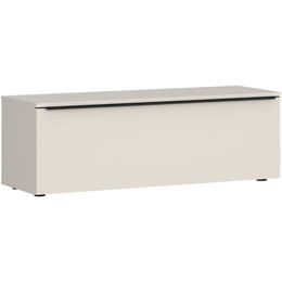 Lowboard Tom Tailor HOME, light taupe, B:110cm H:38cm T:42cm, Holzwerkstoff, Melamin, Spanplatte, Sideboards, Lowboard, Lowboard mit Breite 110 cm, viel Stauraum mit besonderem Farbkick
