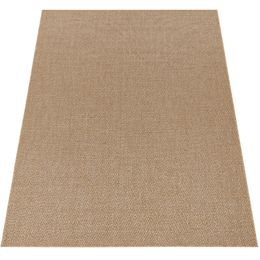 Teppich Paco Home "Luca 421", beige, B:200cm H:4mm L:280cm, Polyester, Teppiche, Teppich, Flachgewebe, meliert, geometrisch, In- und Outdoor geeignet