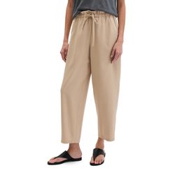 Marc O'Polo Chinohose MARC O'POLO "aus TENCEL&trade; Lyocell", Damen, Gr. 40, Normalgr&ouml;&szlig;en, sandpaper, Obermaterial: 92% Lyocell, 8% Leinen, unifarben, loose fit normal, Hosen Chinohose