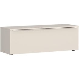 Lowboard Tom Tailor HOME, light taupe, B:110cm H:38cm T:42cm, Holzwerkstoff, Melamin, Spanplatte, Sideboards, Lowboard, Breite 1100 mm &ndash; Stauraum mit besonderem Farbkick
