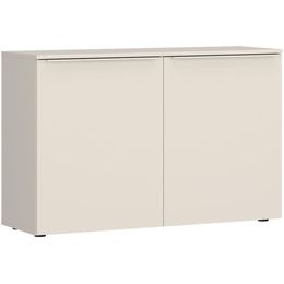Kommode Tom Tailor HOME, light taupe, B:110cm H:74cm T:42cm, Holzwerkstoff, Melamin, Spanplatte, Sideboards, Kommode, Lowboard mit Breite 110 cm, viel Stauraum mit besonderem Farbkick