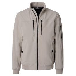 Blouson Casamoda "Casamoda Softshell Blouson uni", Herren, Gr. L, beige, 92% Polyester, 8% Elasthan, Jacken Blouson