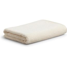 M&ouml;ve Handtuch M&Ouml;VE "Soft Silence Uni mit Pr&auml;geetikett", beige (ivory), B:50cm L:100cm, Frottier, Walkfrottier, Handt&uuml;cher