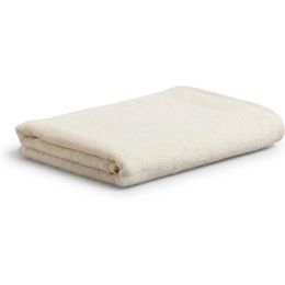 M&ouml;ve Handtuch M&Ouml;VE "Soft Silence Uni mit Pr&auml;geetikett", beige (ivory), B:50cm L:70cm, Frottier, Walkfrottier, Handt&uuml;cher