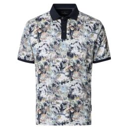 Poloshirt Casamoda "Casamoda Polo-Shirt Print", Damen, Gr. L, gr&uuml;n, 100% Baumwolle, Shirts