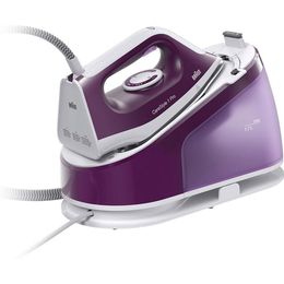 Braun Dampfb&uuml;gelstation "CareStyle 1 Pro IS 1514 VI - 6,0 bar, 400 g Dampfsto&szlig;, 1,7 l Tank", lila (violett, wei&szlig;), Dampfb&uuml;gelstationen, 120 g Dampfmenge, SuperCeramic B&uuml;gelsohle, Easy CalcClean Entkalkung