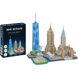 3D-Puzzle Revell "New York Skyline", bunt, Puzzles, KinderB:37cm H:42cm T:23cm, Schaumstoff, Motiv, B:37cm H:42cm T:23cm