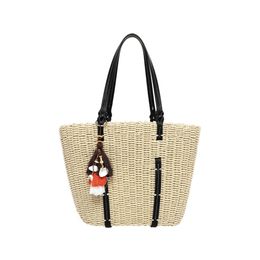 Shopper SURI FREY "Shopper SFY Nandy", Damen, Gr. B/H/T: 39cm x 28cm x 16cm 0, beige (sand 420), Papierstroh, Taschen Shopper