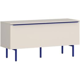Lowboard Tom Tailor HOME, light taupe, B:110cm H:59cm T:42cm, Holzwerkstoff, Melamin, Spanplatte, Sideboards, Lowboard, Lowboard mit Breite 110 cm, viel Stauraum mit besonderem Farbkick