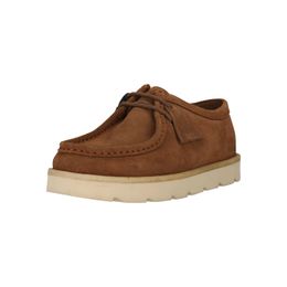 Schn&uuml;rschuh Clarks "Meare Walla", Damen, Gr. 41,5, braun, Schuhe Schn&uuml;rschuh, mit leichter Konstruktion