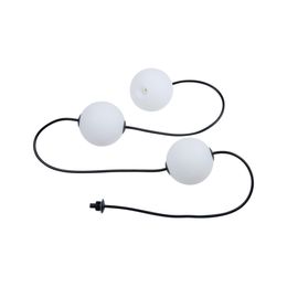 Paulmann LED-Lichterkette "Naima IP67 3000K 1,71m 3x60lm Schwarz", schwarz, Flammen 3 Stk., Gesamtl&auml;nge 1,71m, Lichterketten, spritzwassergesch&uuml;tzt