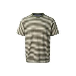 Kurzarmhemd MCS "MCS T-shirt MCRowan", Herren, Gr. L, Normalgr&ouml;&szlig;en, beetle, Obermaterial: 100% Baumwolle, Hemden