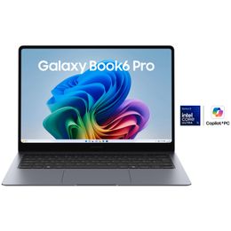 Samsung Notebook "Galaxy Book6 Pro NP940X", grau, 32 GB RAM 512 GB SSD, Core Ultra 5, Microsoft Windows 11 Home, Notebooks