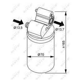 NRF Trockner, Klimaanlage 33313 f&uuml;r VOLVO