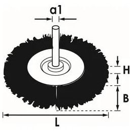 Vigor Schleifb&uuml;rste v680375