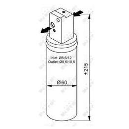 NRF Trockner, Klimaanlage 33139 f&uuml;r SAAB
