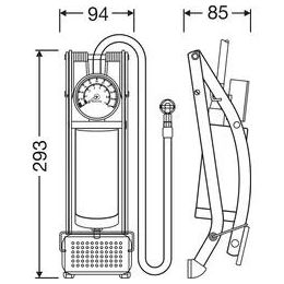 Osram Druckluftreifenpr&uuml;fer/-f&uuml;ller ofp10esn