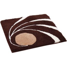 Badematte Colani "Colani 18" Gr. 1, braun, H:24mm, Kunstfaser, Badematten, Badematte