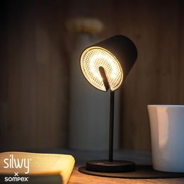 Silwy Magnet-Leuchte inkl. Platzset und Pad PORTOFINO BLACK